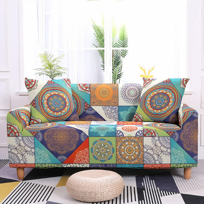 Bohemian style sofa cover – ownkoti